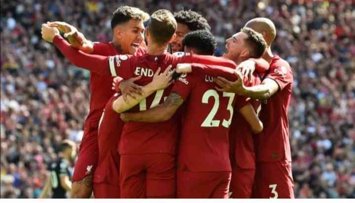 Hujan Gol Di Anfield Liverpool Raih Kemenangan Perdana Dengan Sempurna