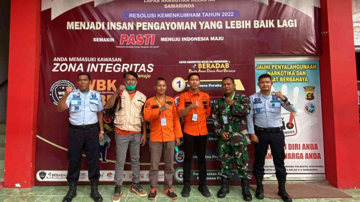 Lapas Narkotika Samarinda Gandeng Bpbd Kaltim Terkait Mitigasi Bencana