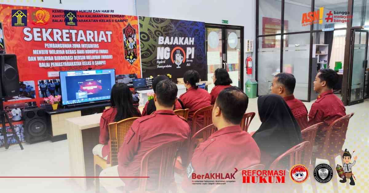 Bapas Kelas Ii Sampit Antusias Ikuti Kegiatan Analisa Dokumen Data