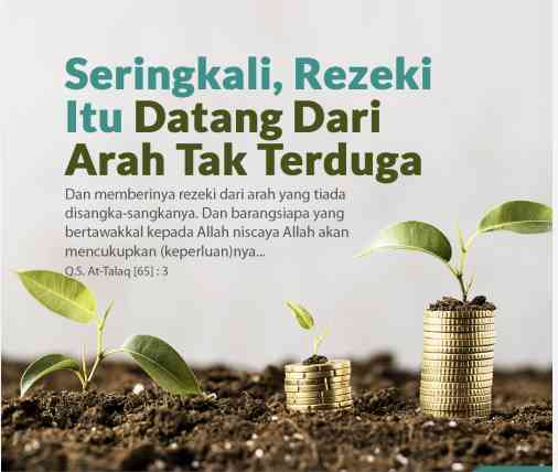 Rezeki Datang dari Arah yang Tidak Disangka-sangka Halaman 1 ... Rezeki Datang dari Arah yang Tidak Disangka-sangka Halaman 1 ...