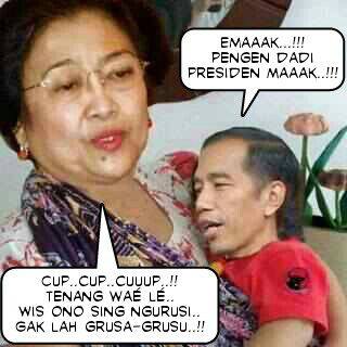 Memes Megawati Jokowi Jika Tak Puas Masyarakat Salahkan Pemerintah,